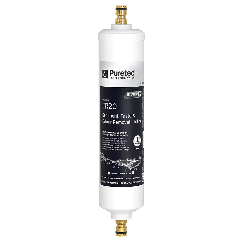 Puretec Filter Kit Caravan Inline 20Lpm 1UM CR20- Nutrien Water