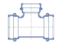 Ductile Iron Fitting - Tee FLNC 80 - 600MM
